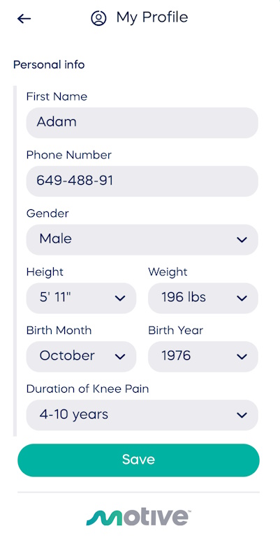 How Do I Update My App Profile Data? – Motive Health